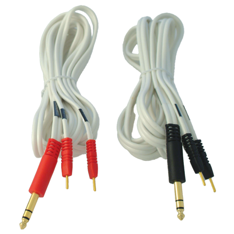 Stereo Leads, 2-Pin - Dynatronics